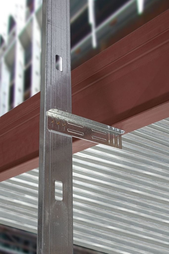 Simpson SSB3.518 Bypass Framing Slide-Clip Strut Connector 16ga. W ...