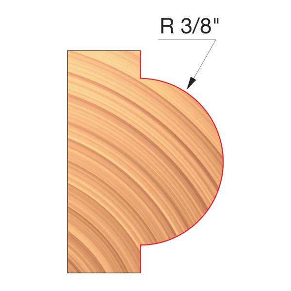 Freud 2-7/8″ x 1-1/4″ x 3/4″ Concave Radius Cutters #EC124-IC | Benefast